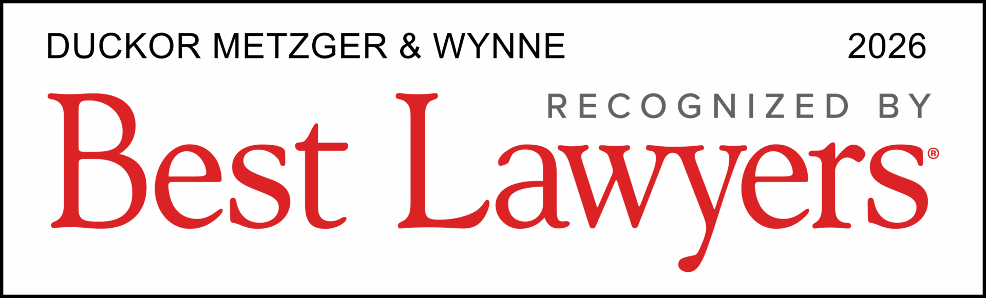 DMW Earns Ranking in Commercial Litigation by Best Law Firms® - DMW